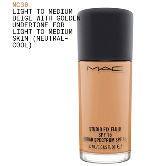 MAC Cosmetics | Makeup | Mac Nc3 Studio Fix Fluid Foundation Makeup Spf ...